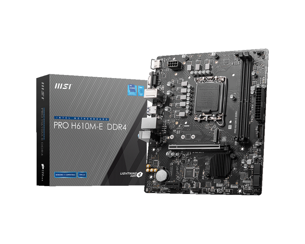 MSI主機板PRO H610M-E DDR4 (MB-MH61ME4)
