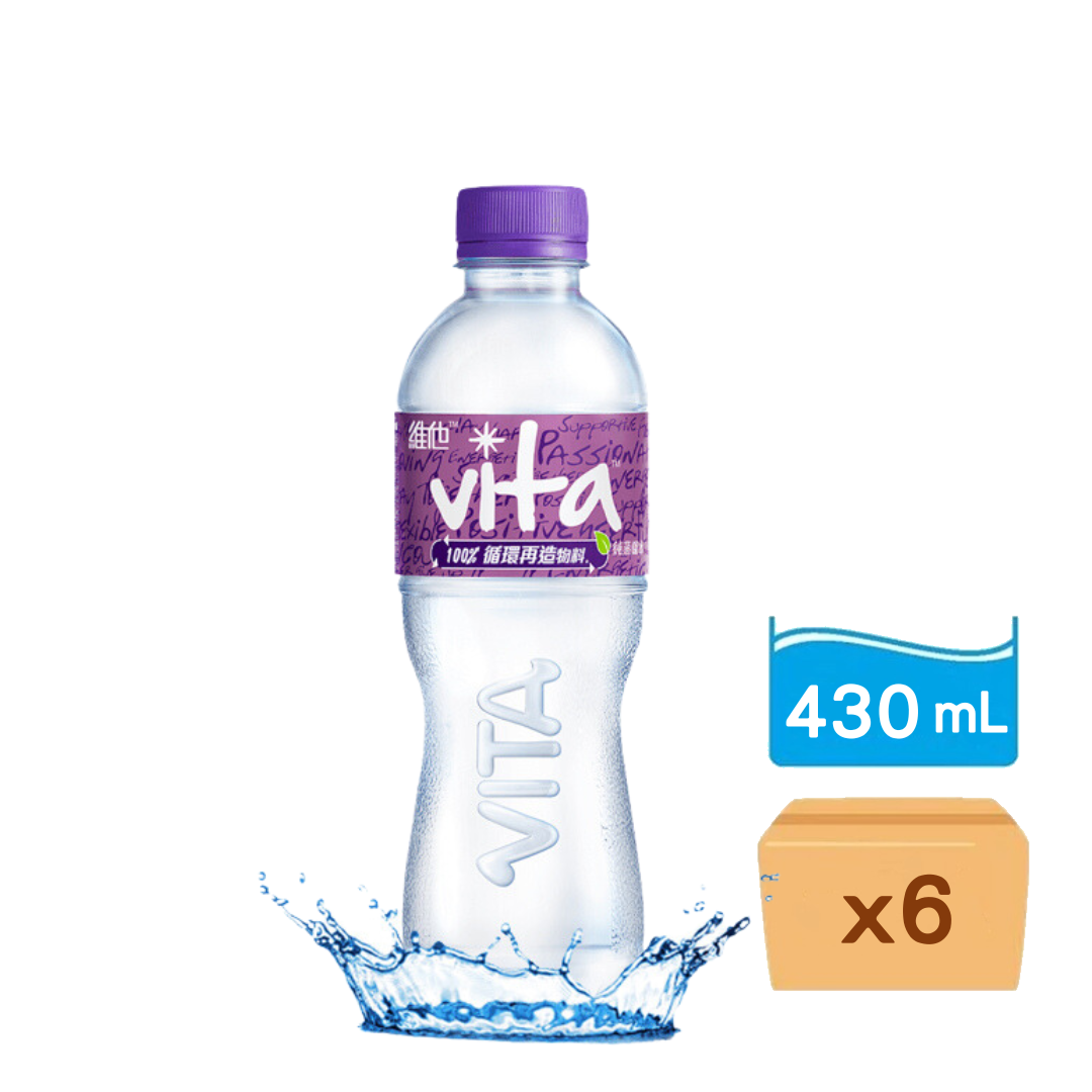 維他水 430ml x 6支
