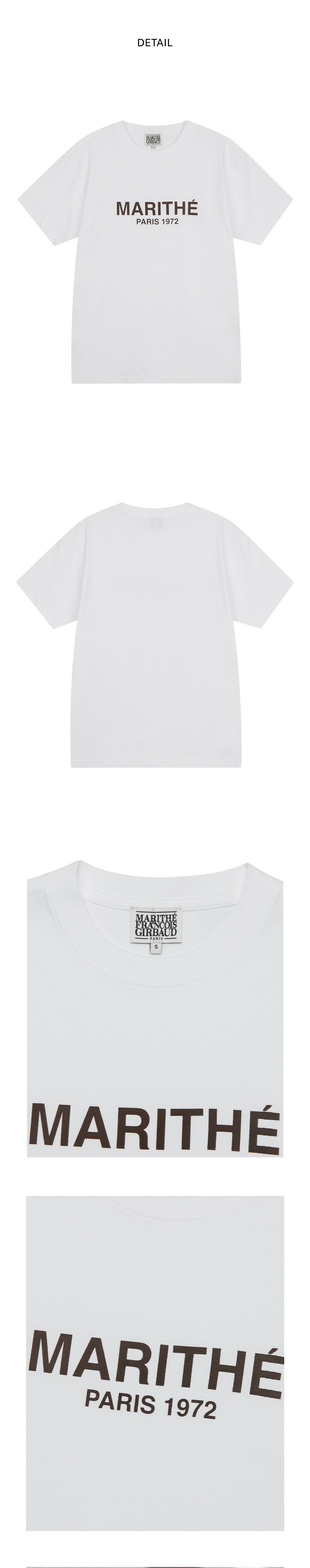 韓國代購｜【MARITHE】REGULAR LOGO TEE (HA309)