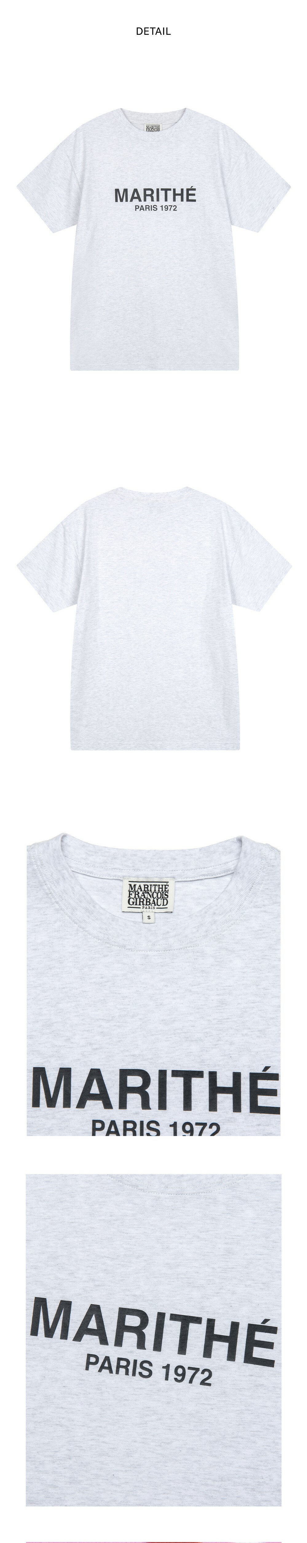 韓國代購｜【MARITHE】REGULAR LOGO TEE (HA309)
