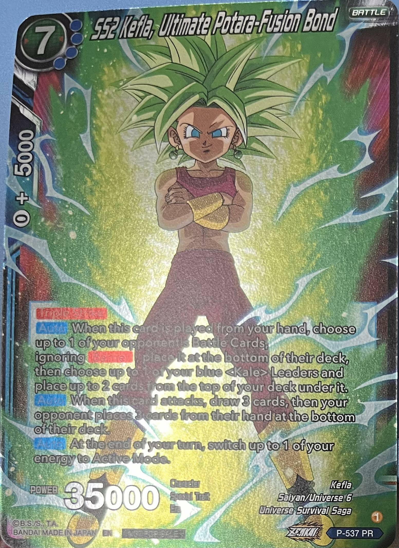 P-537 SS2 Kefla, Ultimate Potara-Fusion Bond