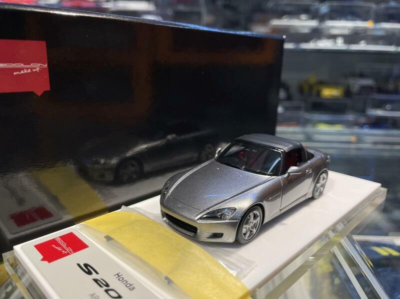 MakeUp EM667A Honda S2000 AP1 1999 銀色 1/43 (樹酯車)