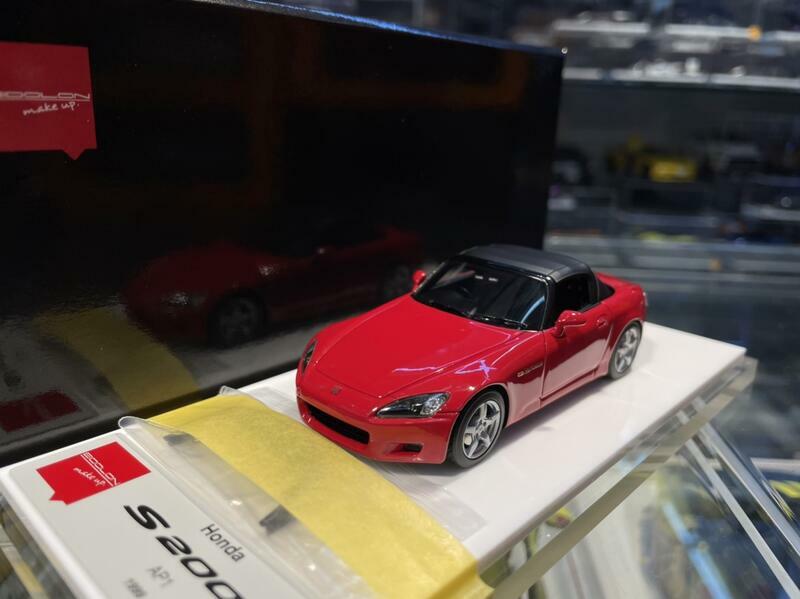 MakeUp EM667E Honda S2000 AP1 1999 紅色 1/43 (樹酯車)