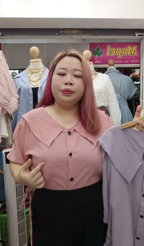 CA01 - Blouse *Bust 52 inch, Hem 56inch, Armhole 68cm, Length 64cm