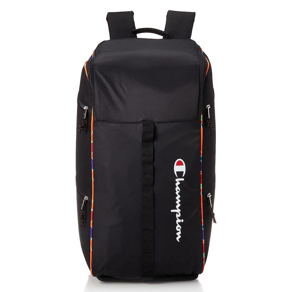 【💥日本直送】36L Champion 背囊 背包 書包 大容量 黑色 橙邊