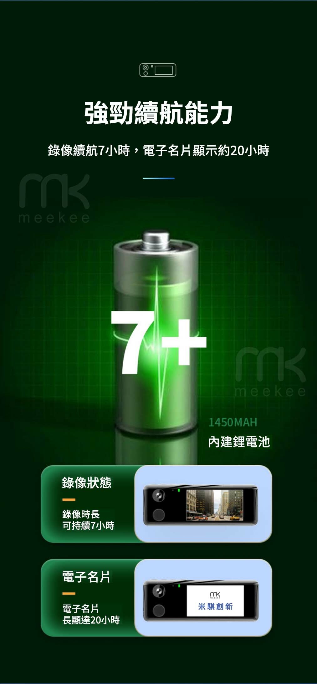 meekee T1胸前名牌款密錄器/隨身錄影機