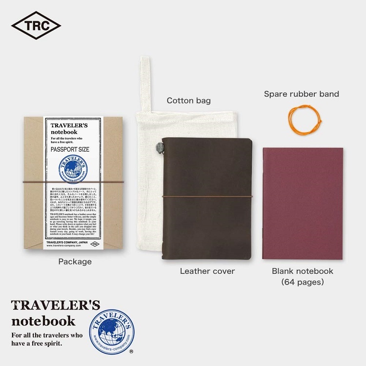 TRC TRAVELER'S notebook TN 旅人筆記本皮革本體 - 護照尺寸 Passport