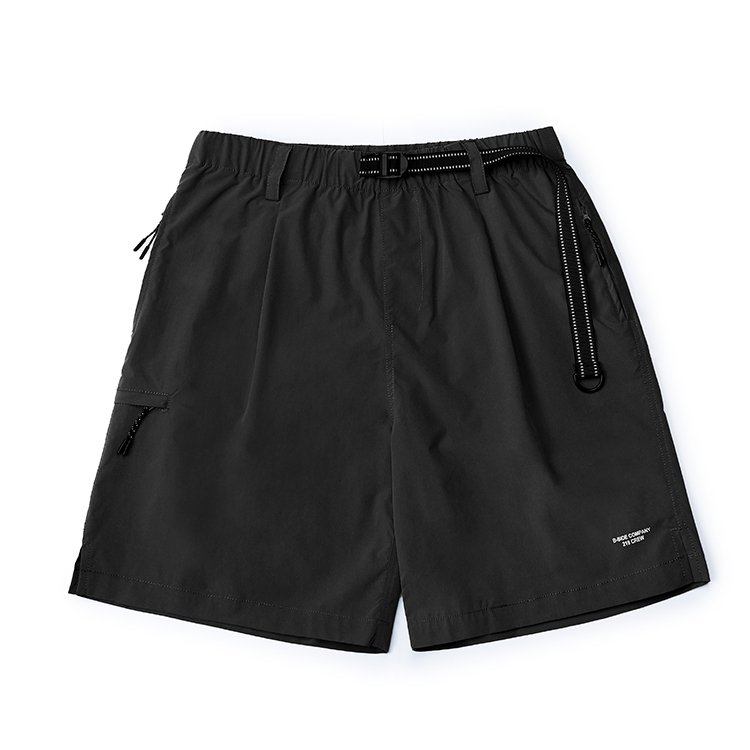 B-SIDE BASIC OUTDOOR SHORTS Black