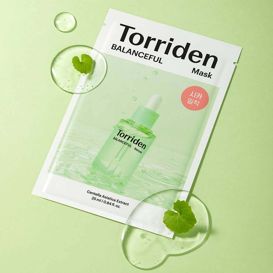 現貨｜Torriden Balanceful Cica Mask 積雪草舒緩面膜 $16/1 $145/10