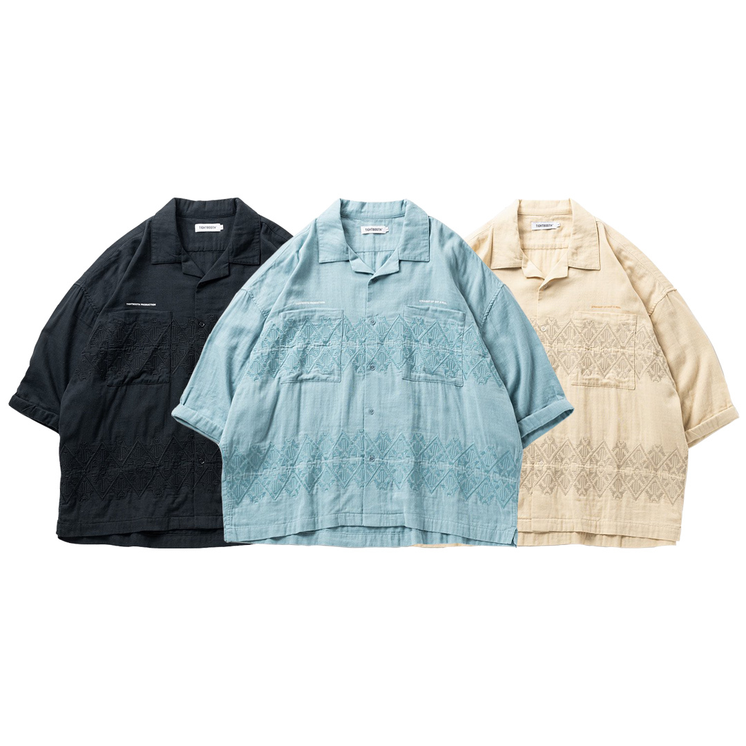 TBPR 23S/S DIAMOND ROLL-UP SHIRT