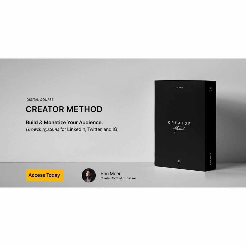 Creator Method by Ben Meer