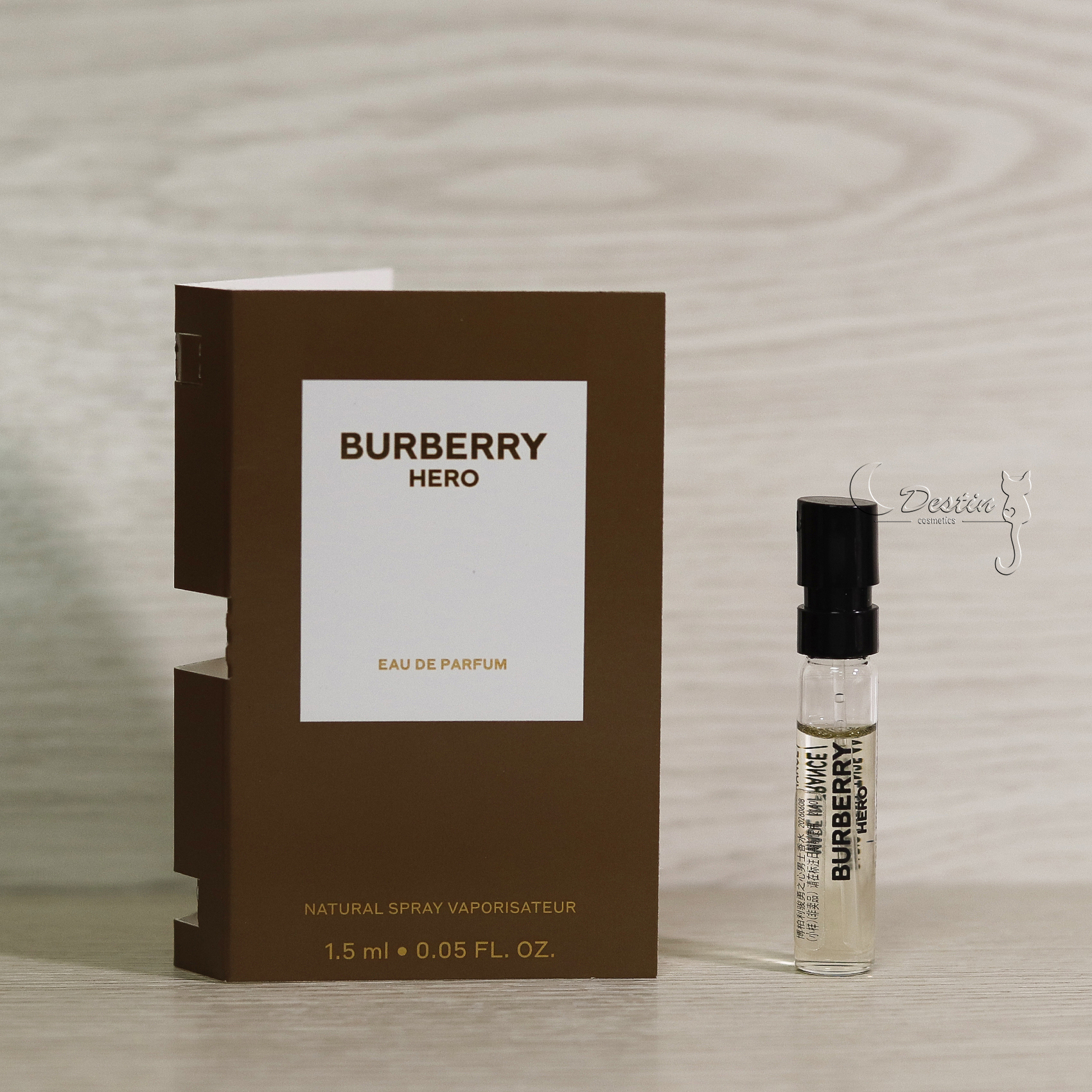 BURBERRY 英雄 Hero 男性淡香精 1.5mL 可噴式 試管香水 全新