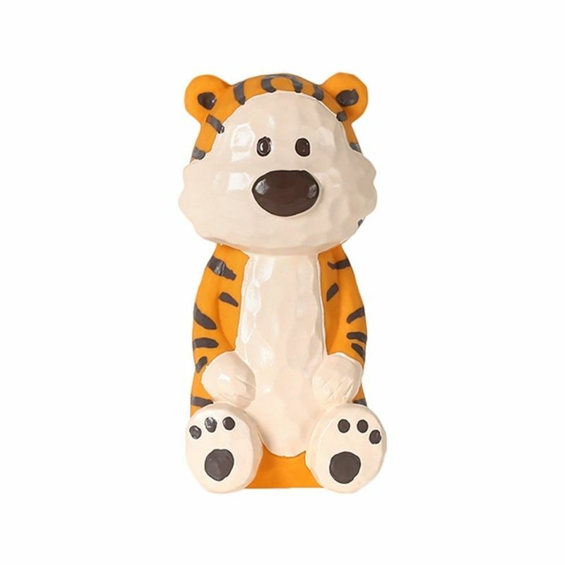 【Q-monster】木雕嗶嗶乳膠玩具｜老虎｜HAPET好寵-毛孩選物店