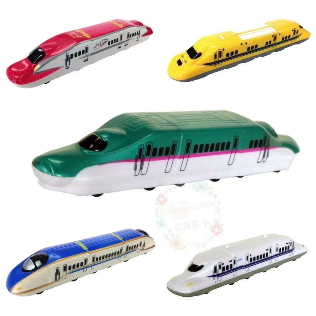 新幹線磁石車 (N700白/E6紅/H5綠/923黃/E7藍）