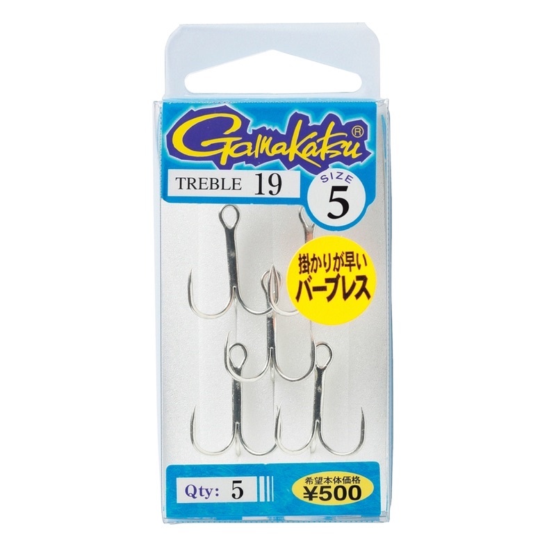 Gamakatsu 三本鉤 Treble19