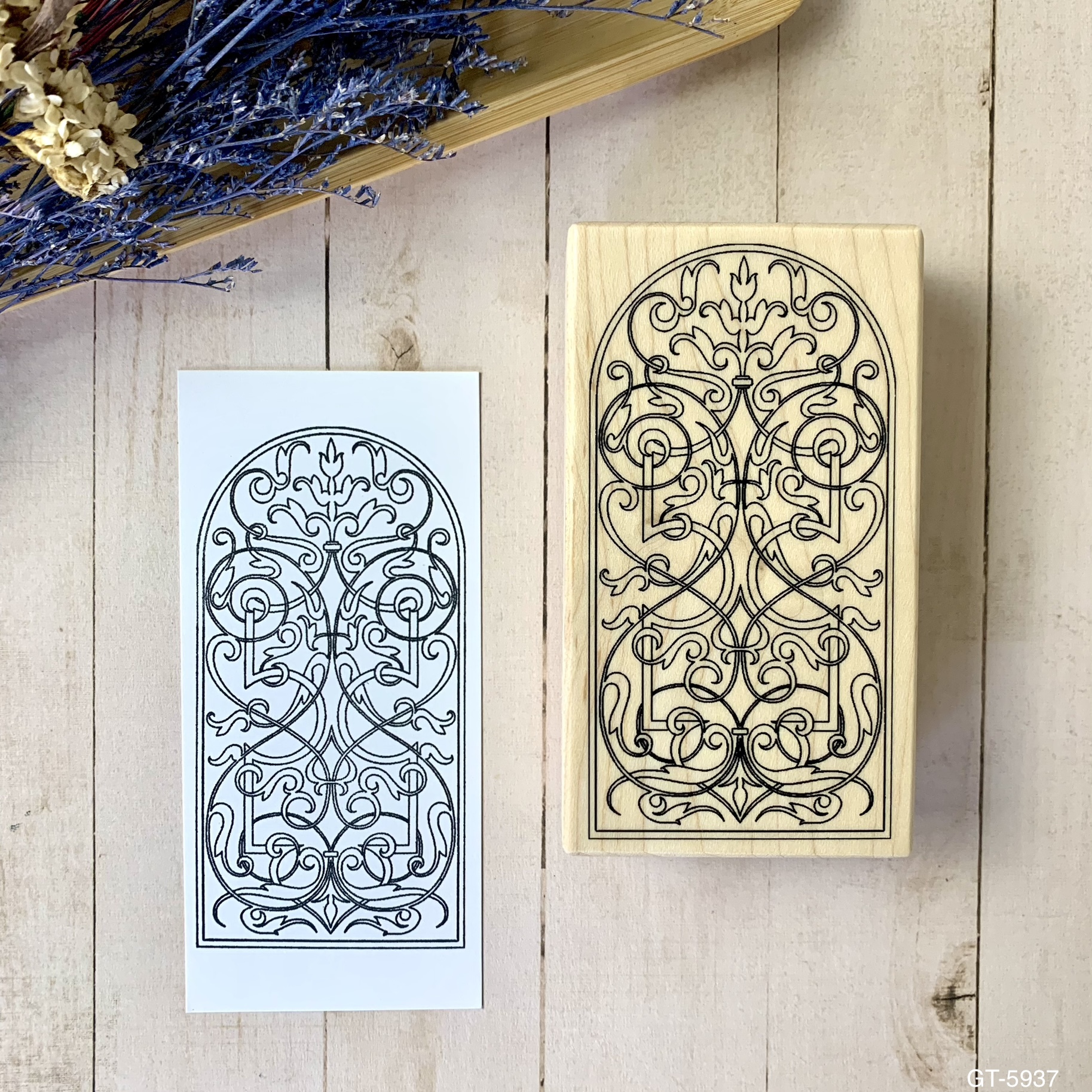 楓木印章-鍛紋拱門 GT-5937