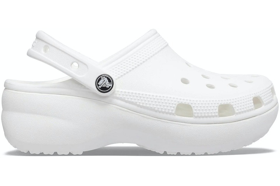 Crocs Classic Platform Clog White (Women's) 206750-100