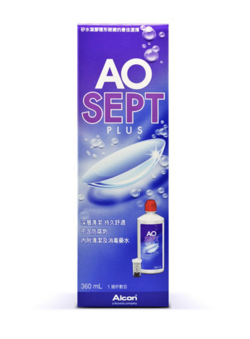 AO Sept Plus 隱形眼鏡護理雙氧水護理系統 360ml