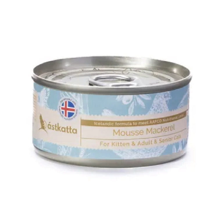 Astkatta - 全齡貓用 鯖魚慕絲主食貓罐 80g