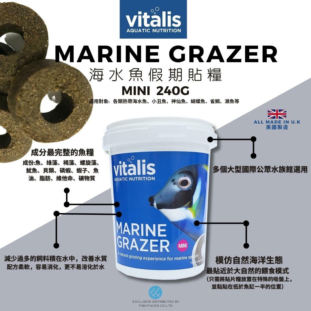 Vitalis Mini Grazing Diet 海水魚假期飼料 120g~240g