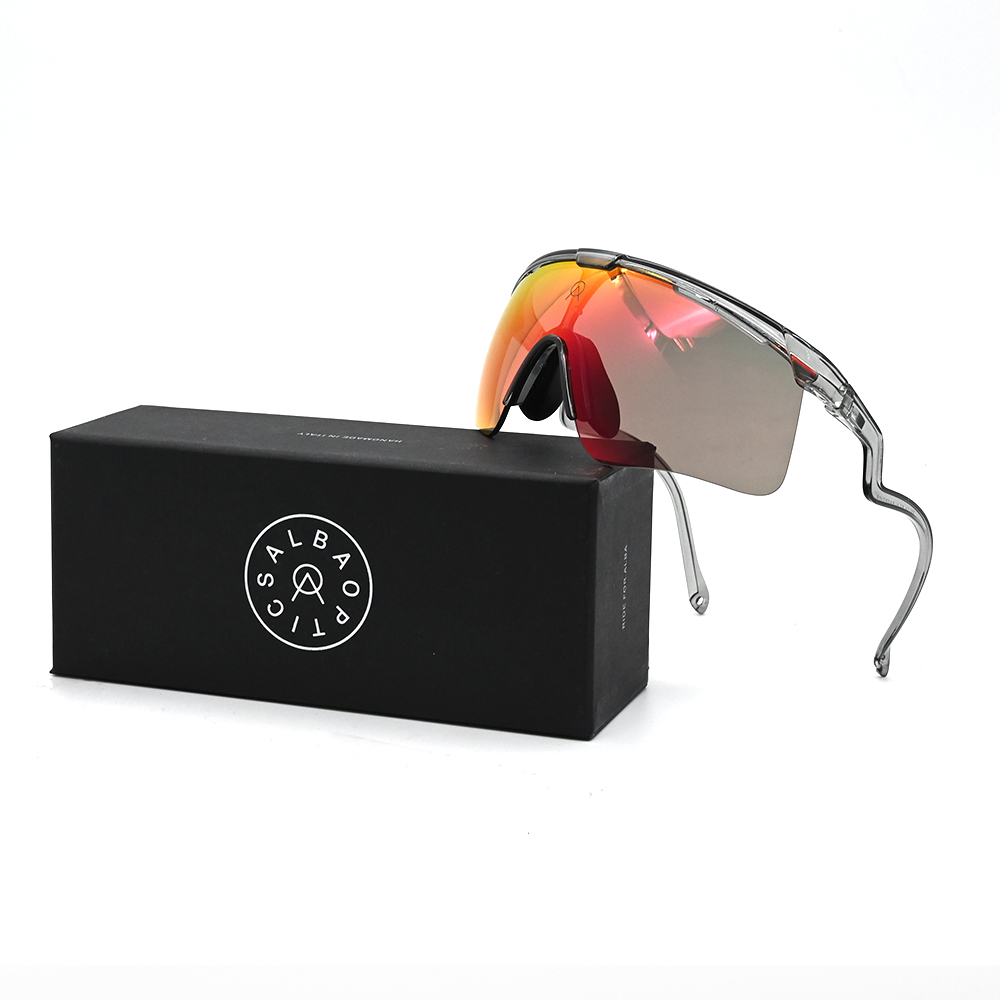 ALBA OPTICS DELTA SUNGLASS - BLACK GLOSSY VZUM ML LAVA