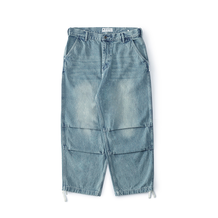 B-SIDE LIGHT WASHED DENIM CARGO