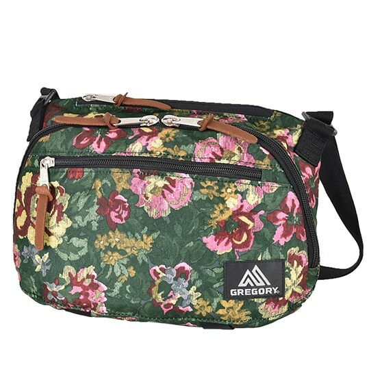 【💥 日本直送】4L GREGORY 肩包L shoulder bag 經典款 綠色花紋 日本直送