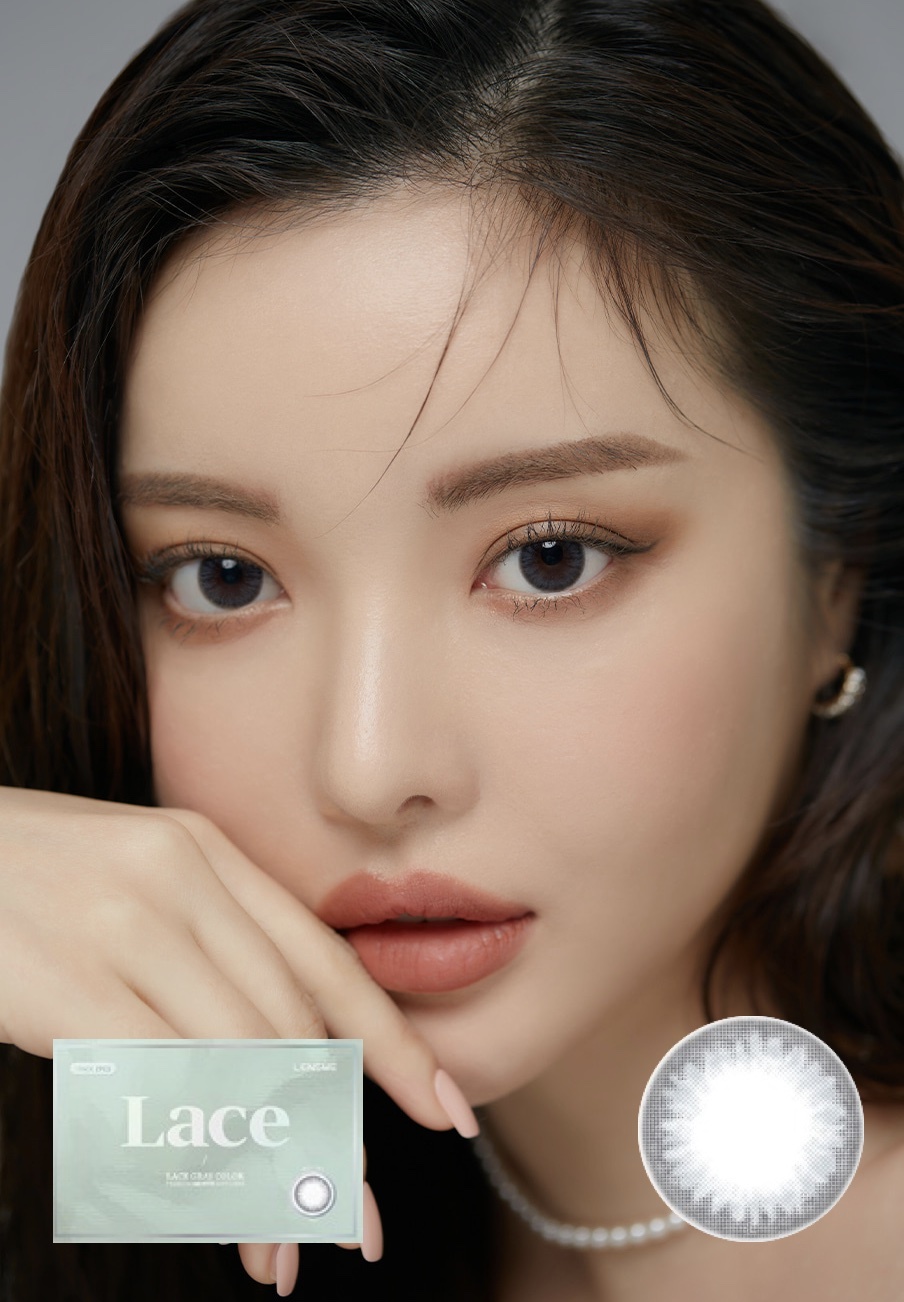 LensMe Lace Monthly (Gray)