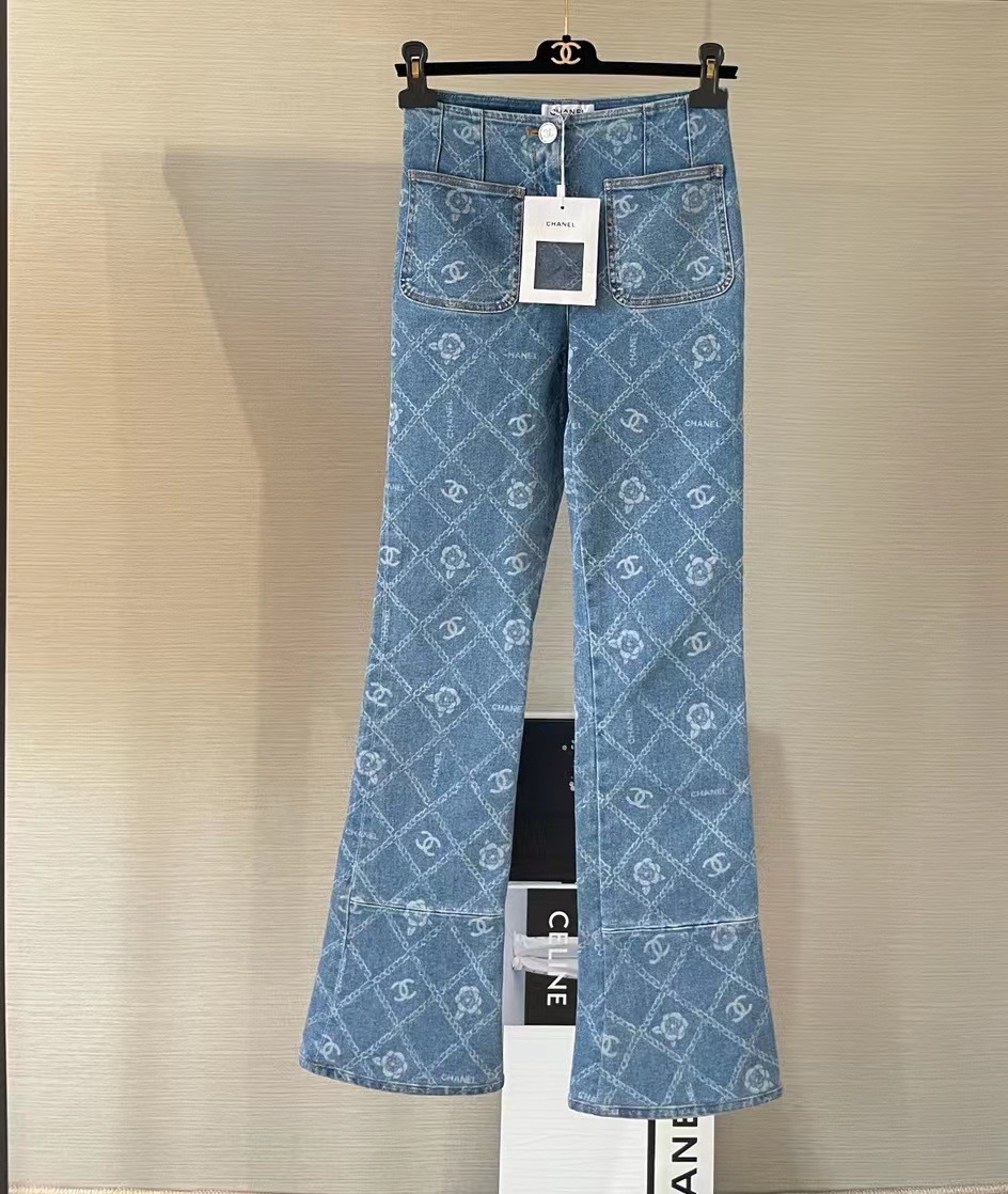 Chanel Denim Pants 23A