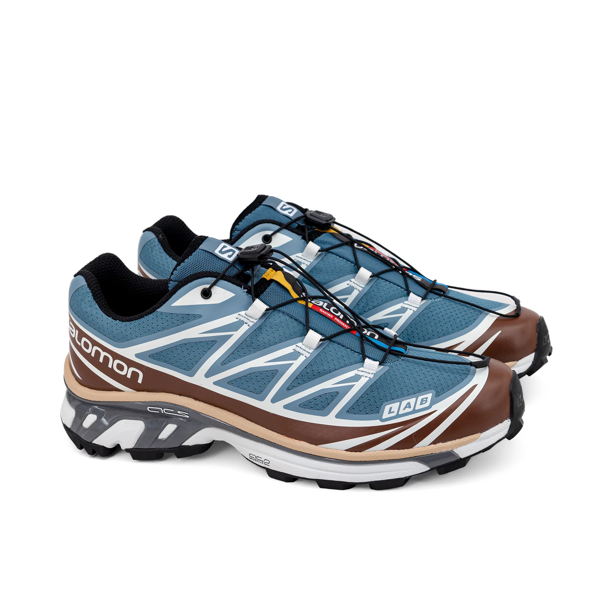 Salomon -XT-6 in Aegean Blue / Tortoise Shell / Hazelnu