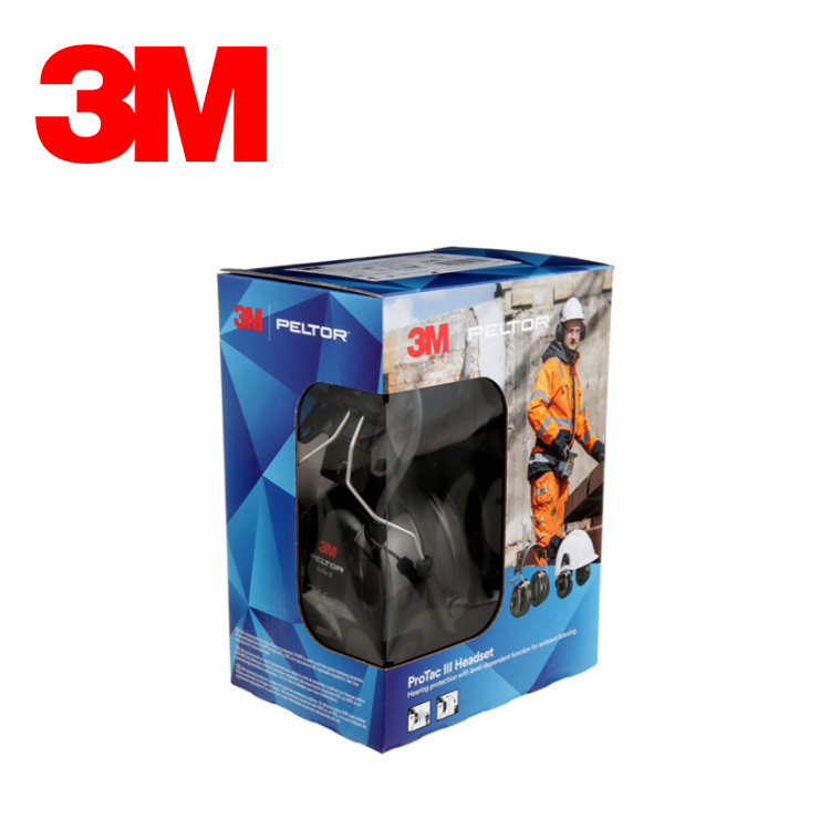 3M Peltor ProTac Ⅲ 通訊式耳罩(型號：ProTac Ⅲ / MT13H221A 頭戴式設計)