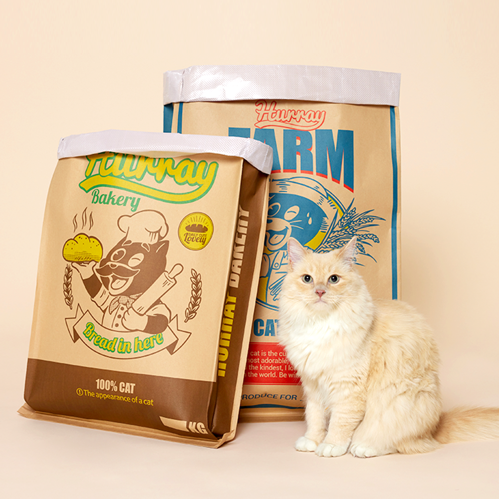 韓國Hurray｜貓咪玩具紙袋