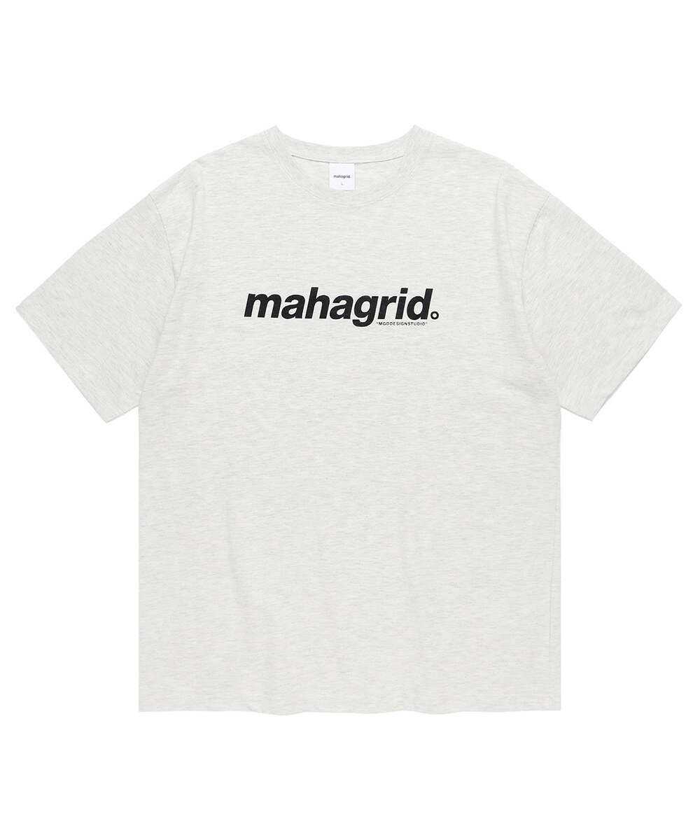 [MAHAGRID] BASIC LOGO TEE[OATMEAL]
