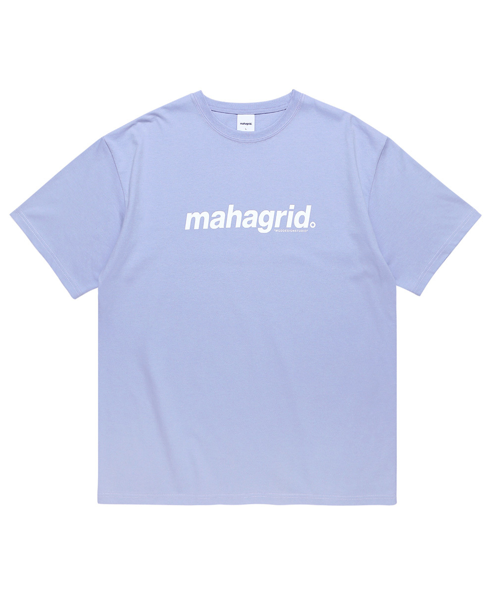[MAHAGRID] BASIC LOGO TEE[PURPLE]