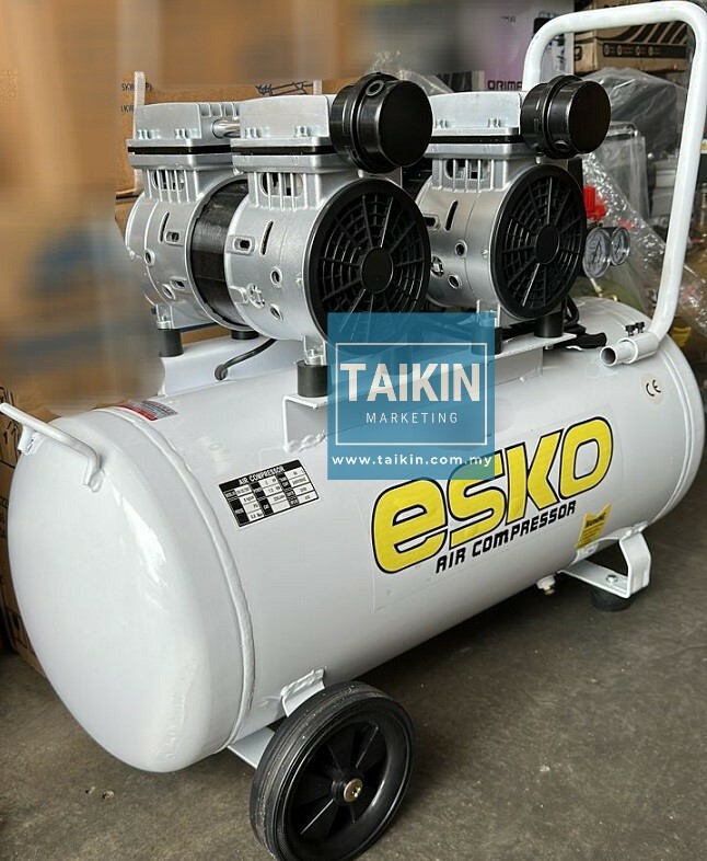 Esko Oil-Less Compressor 2HP 60L 60 Liter EK-OL750T Oil