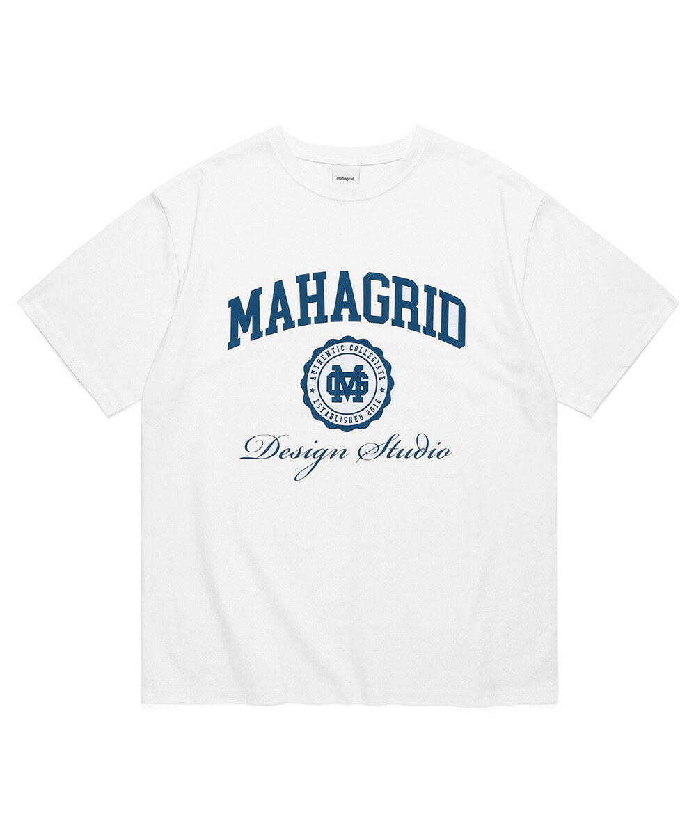 [MAHAGRID] AUTHENTIC LOGO TEE[WHITE]