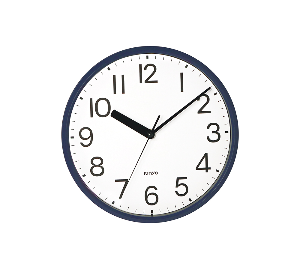 【KINYO】10吋文青風簡約掛鐘(CL-120)