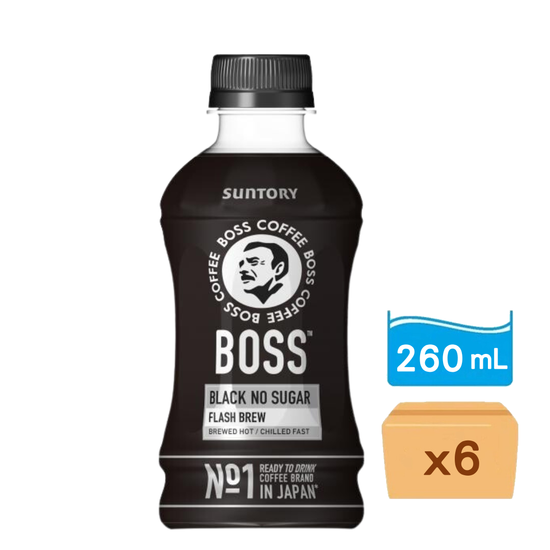 BOSS 無糖黑咖啡 250ml x 6支