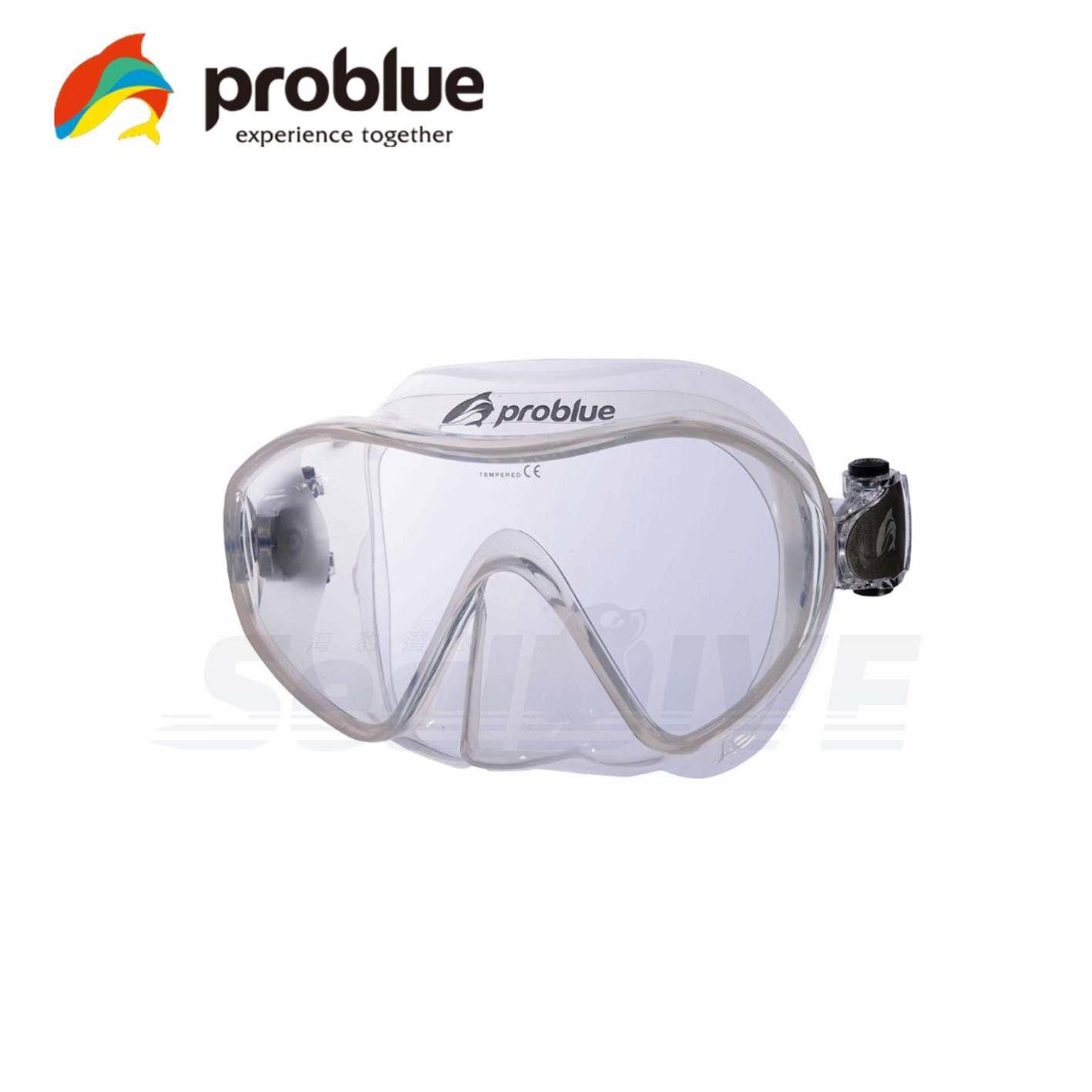 PROBLUE MS-A148 透明矽膠單面鏡