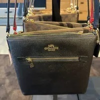 [S] COACH C1556 LEATHER ROWAN FILE BAG,IM/BLACK, 195031187469 (SCO311)