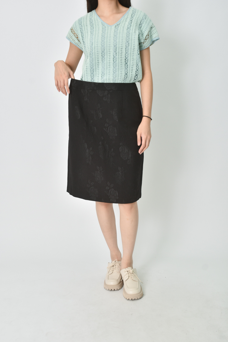 二拾衫-(2XL) nadia lin秋冬黑色長裙二手衣｜30日無條件退貨