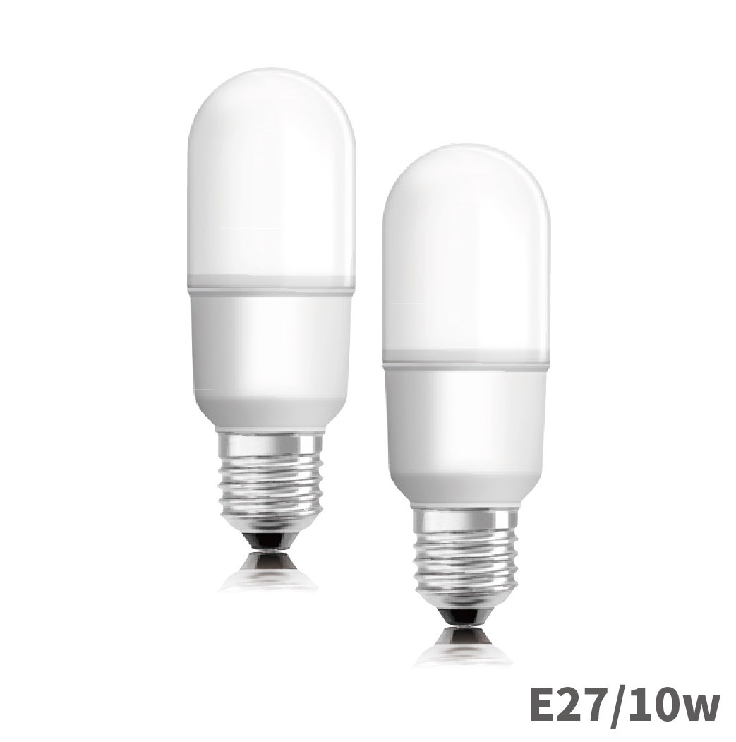 【歐司朗 OSRAM】LED E27/10W/小晶靈系列球泡燈泡(黃光/自然光/白光)【實體門市保固一年】LE