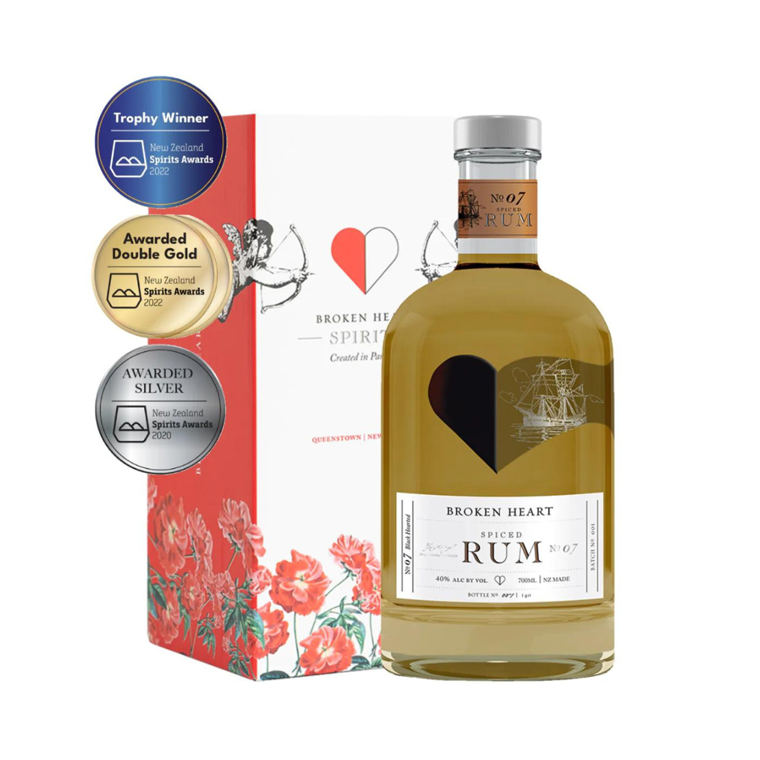 Broken Heart - Spiced Rum 40% alc.