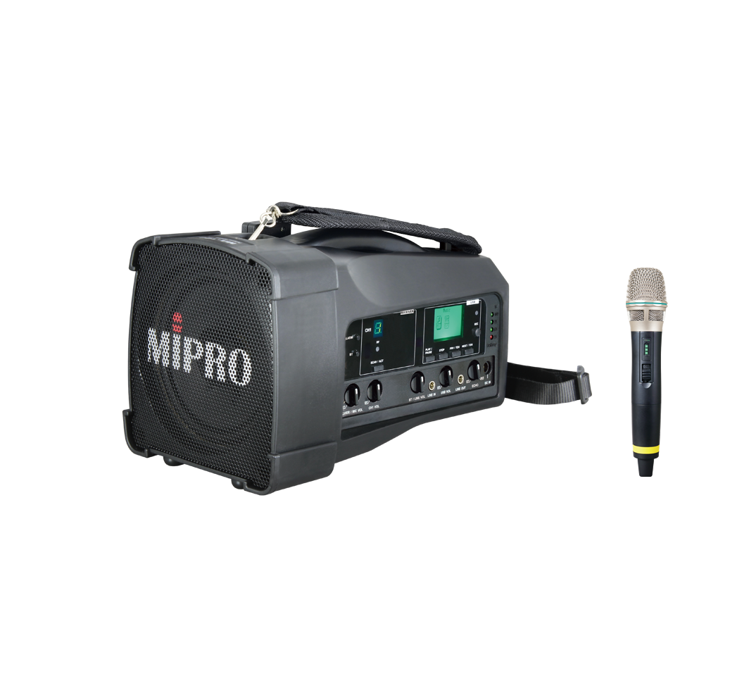 MIPRO MA-100 輕便型 肩掛式 無線流動擴音機 連無線咪