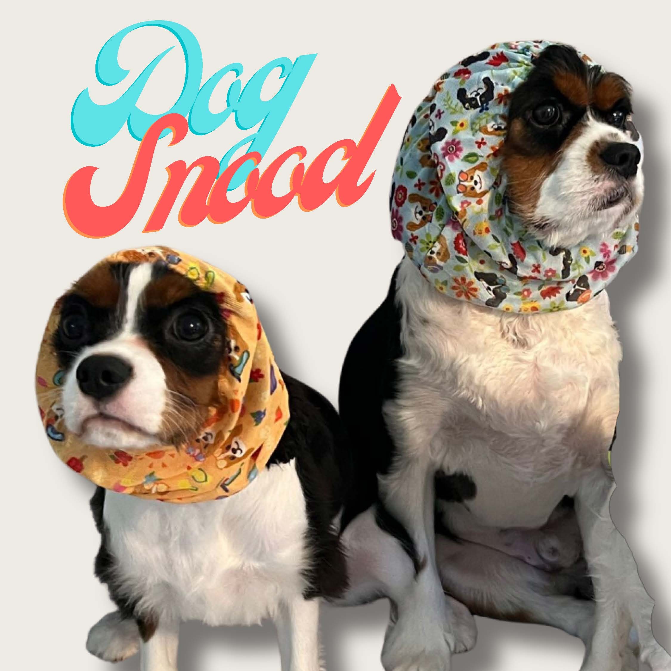 Cavalier King Charles Spaniel Pattern Mesh Snood