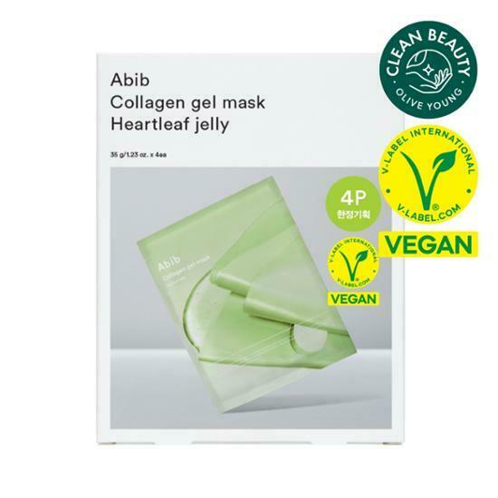ABIB Collagen Gel Mask - Heartleaf Jelly [4PCS] [Olive