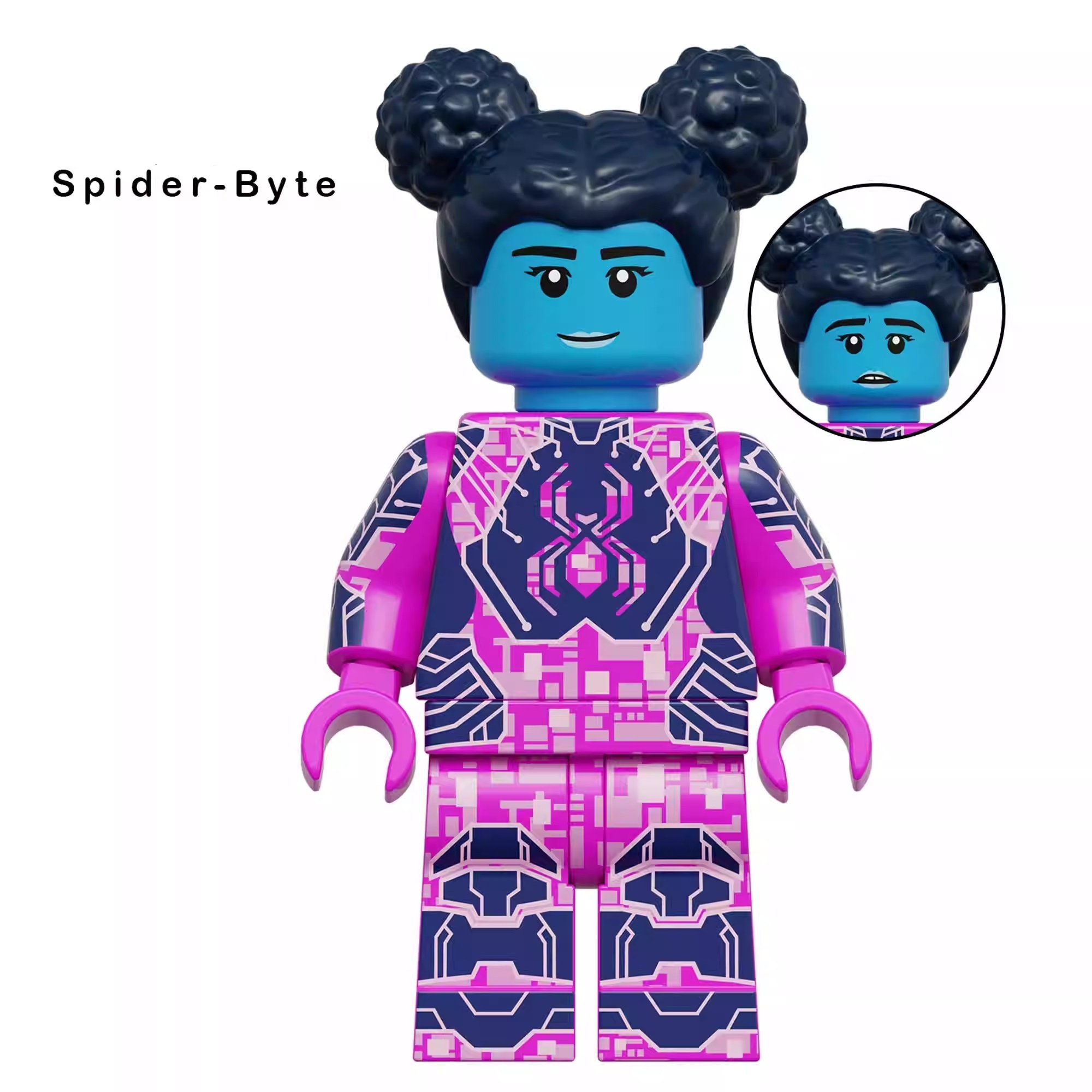Spider Byte Spiderman Marvel Minifigs Fit Lego XP553