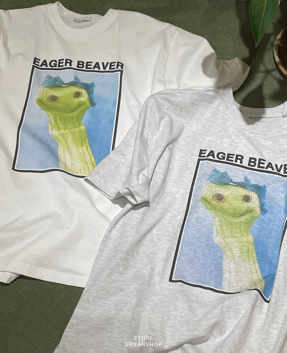 EAGER BEAVER TEE(2color)