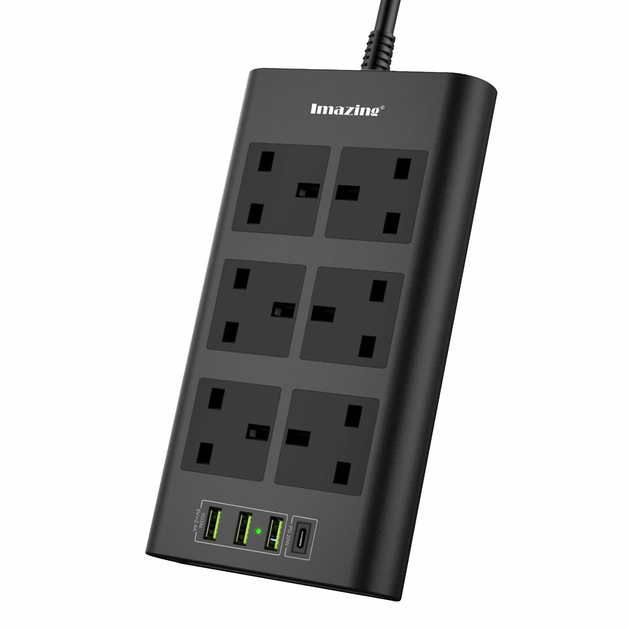 6-bit lightning protection board (USB x 3,TypeC x 1 PD2