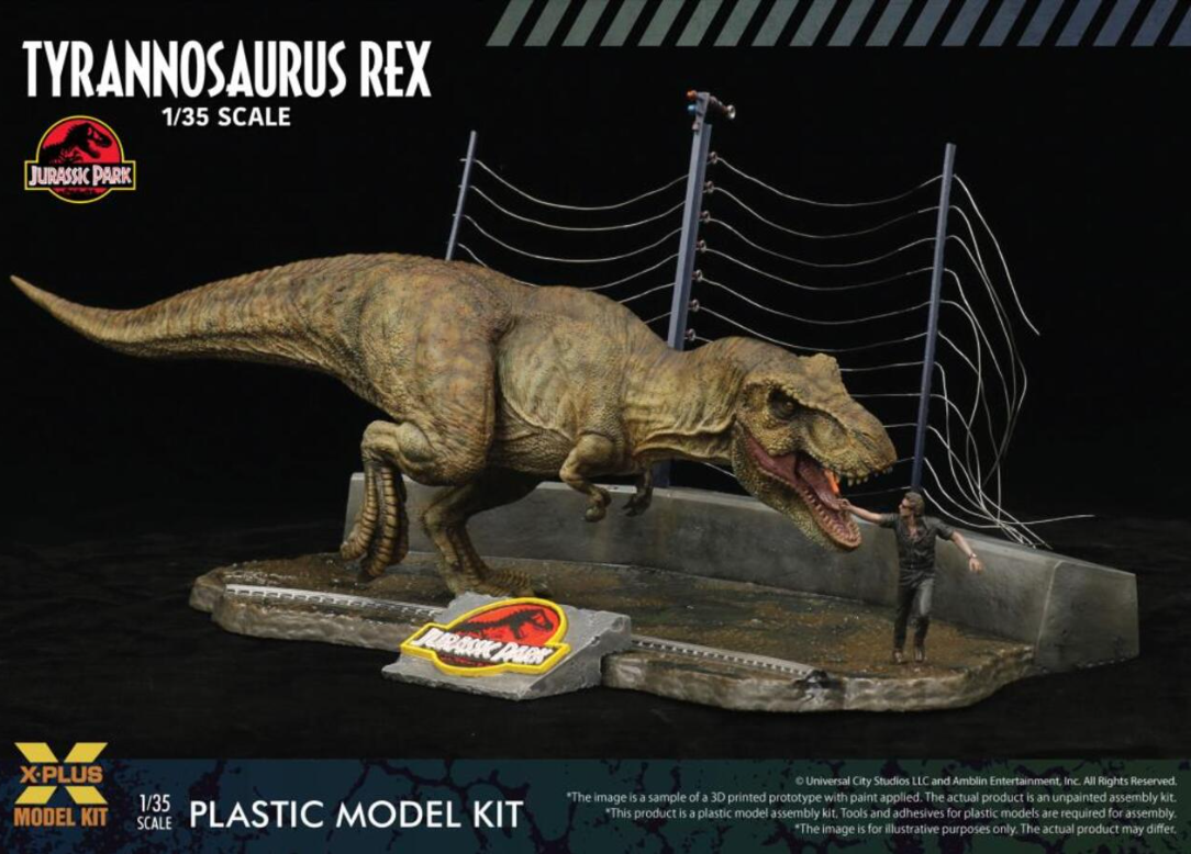 Model Kit Series- 1/35 T-Rex (Jurassic Park)